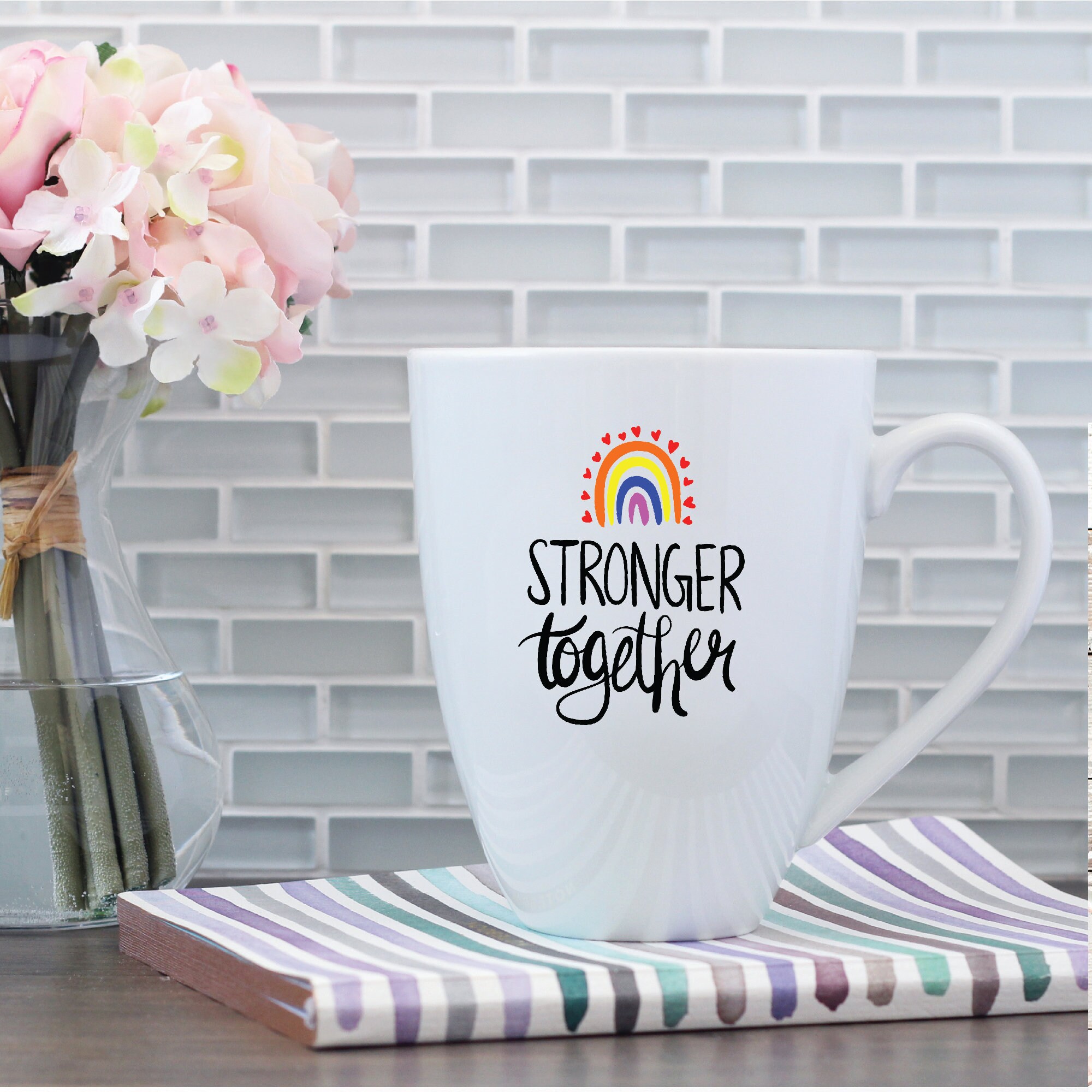 Stronger Together Svg, Rainbow Svg, Rainbow Home Decor Svg, Svg Files ...