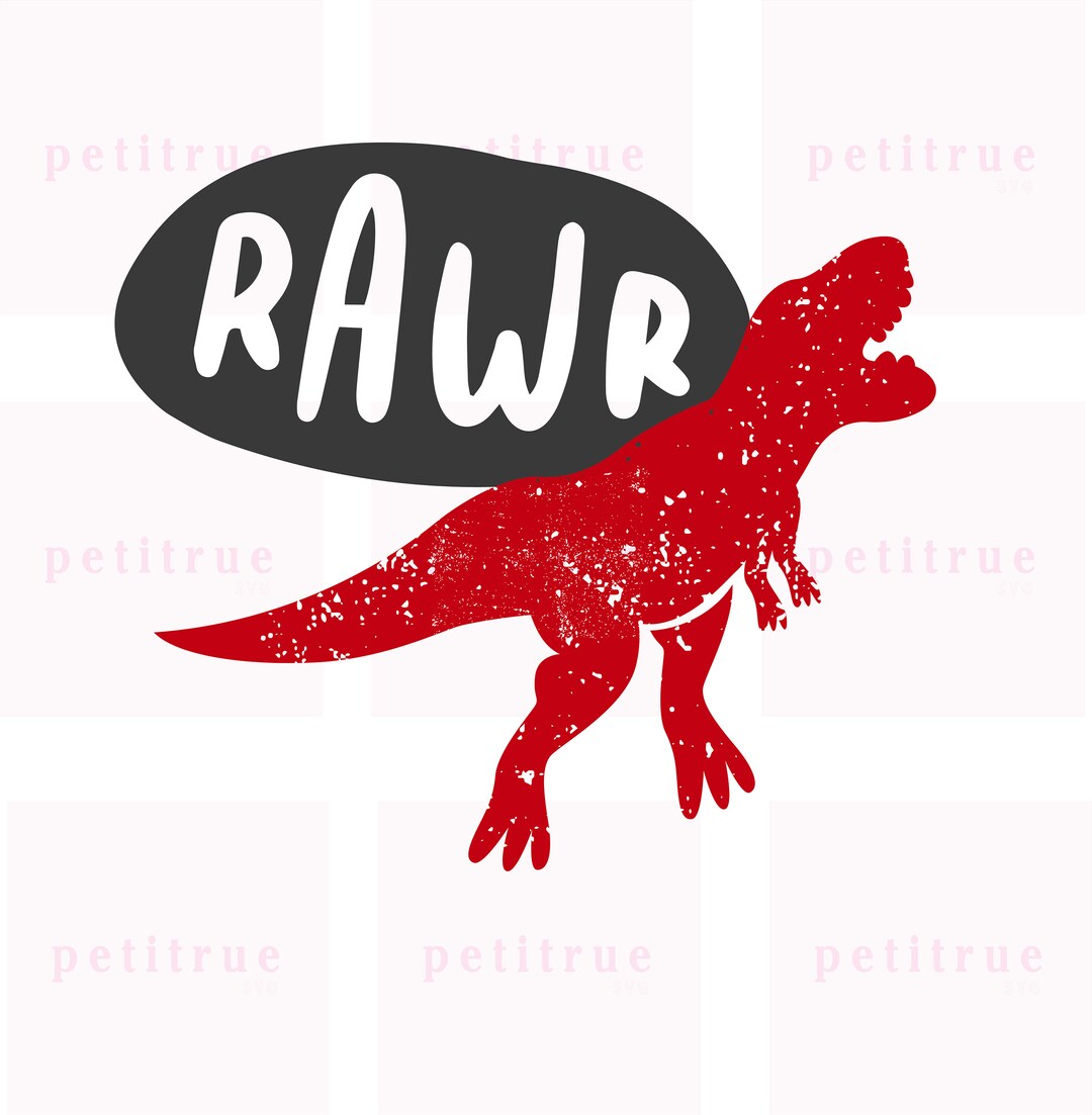 Dinosaur PNG T-rex Png Dinosaur Distressed Clipart Dinosaur PNG File ...