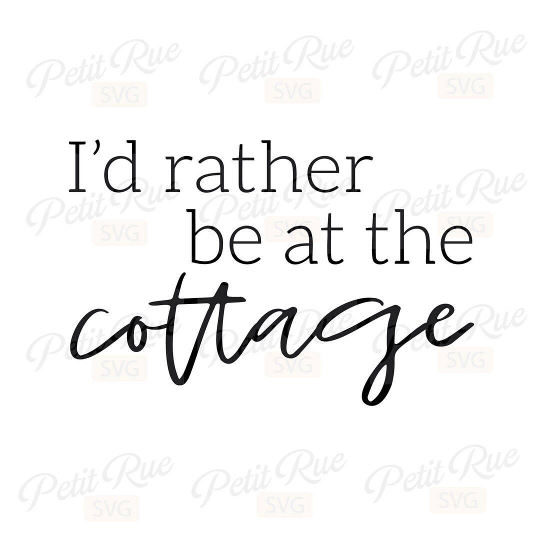 Cottage SVG: Lake House Farmhouse Sign (digital Files) - Etsy