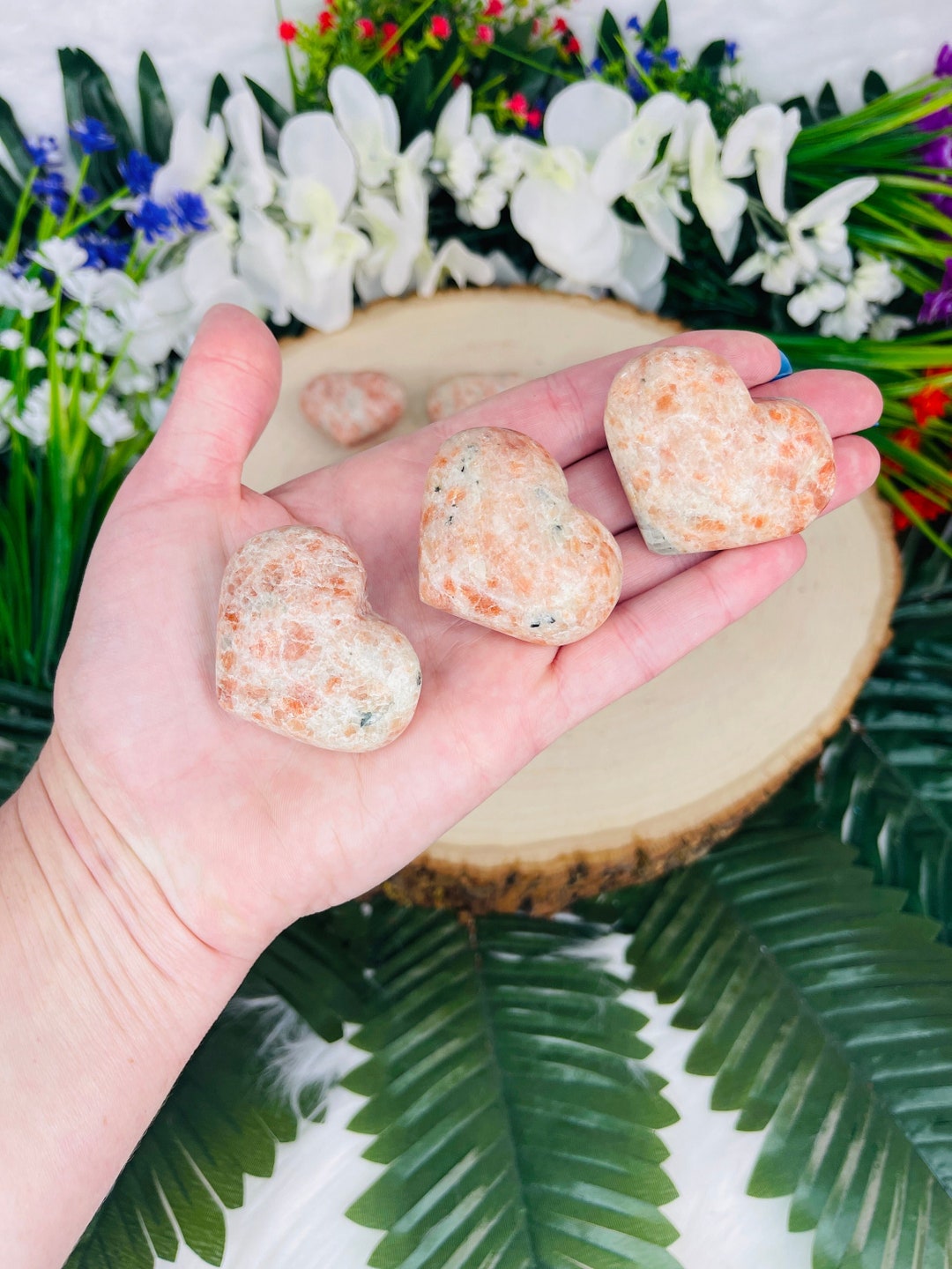 Sunstone Heart | Golden Sunstone Heart | 1.75 - 2 Inches - Etsy