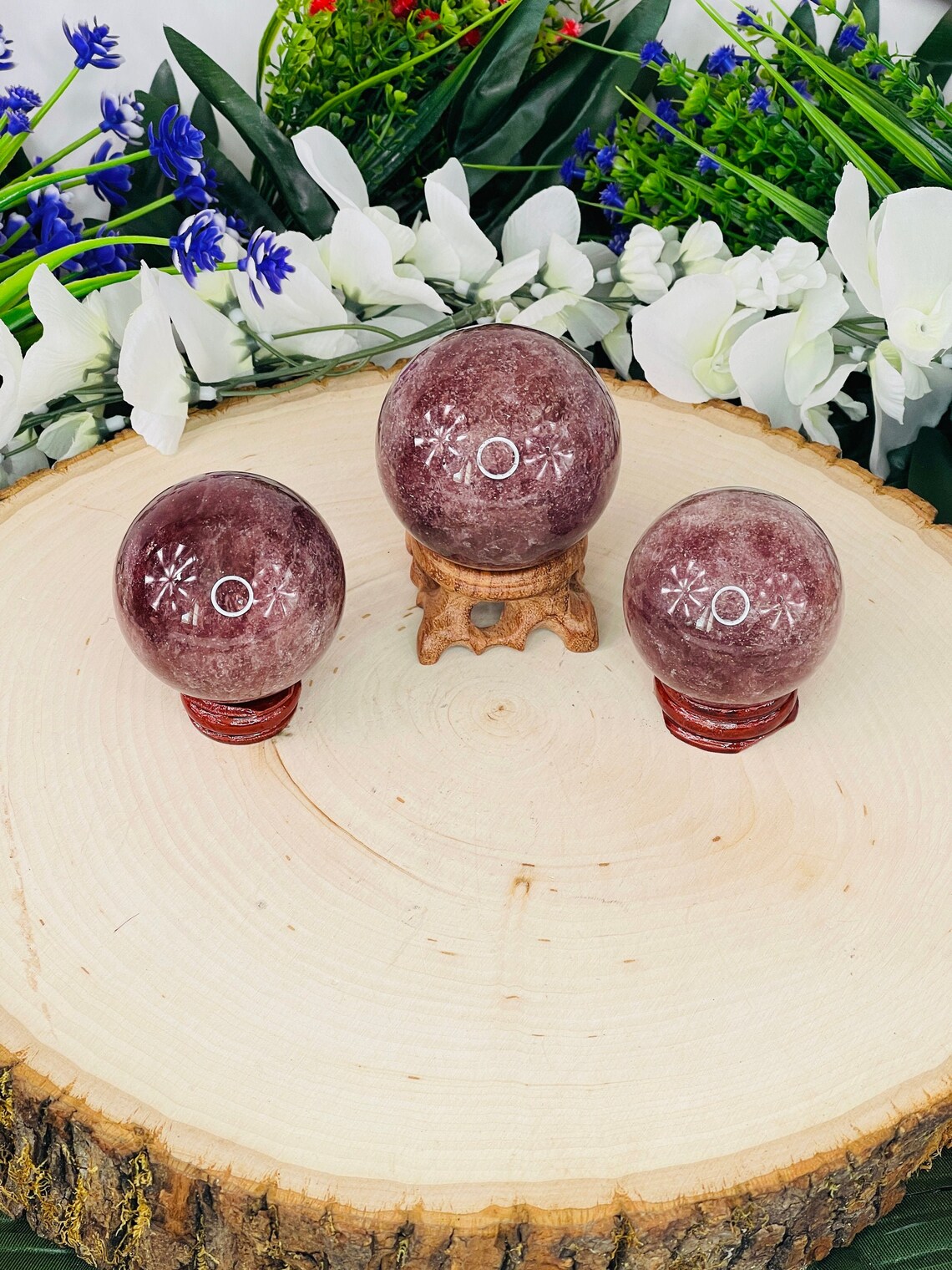 Strawberry Quartz Sphere | Universal Love | Balance | 50-59mm - Etsy