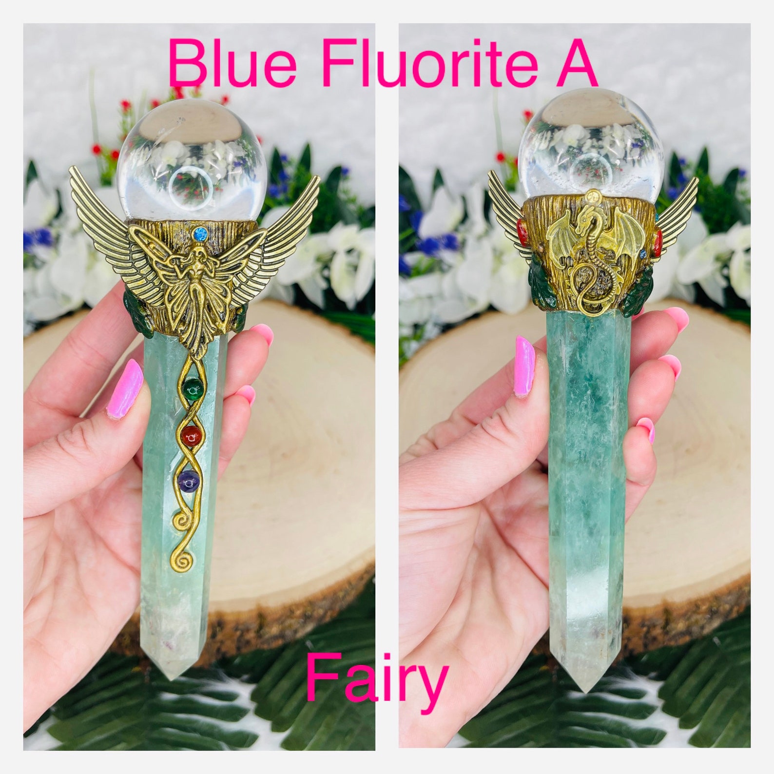 Empress Wand Altar Wand Crystal Wand Rose Quartz - Etsy