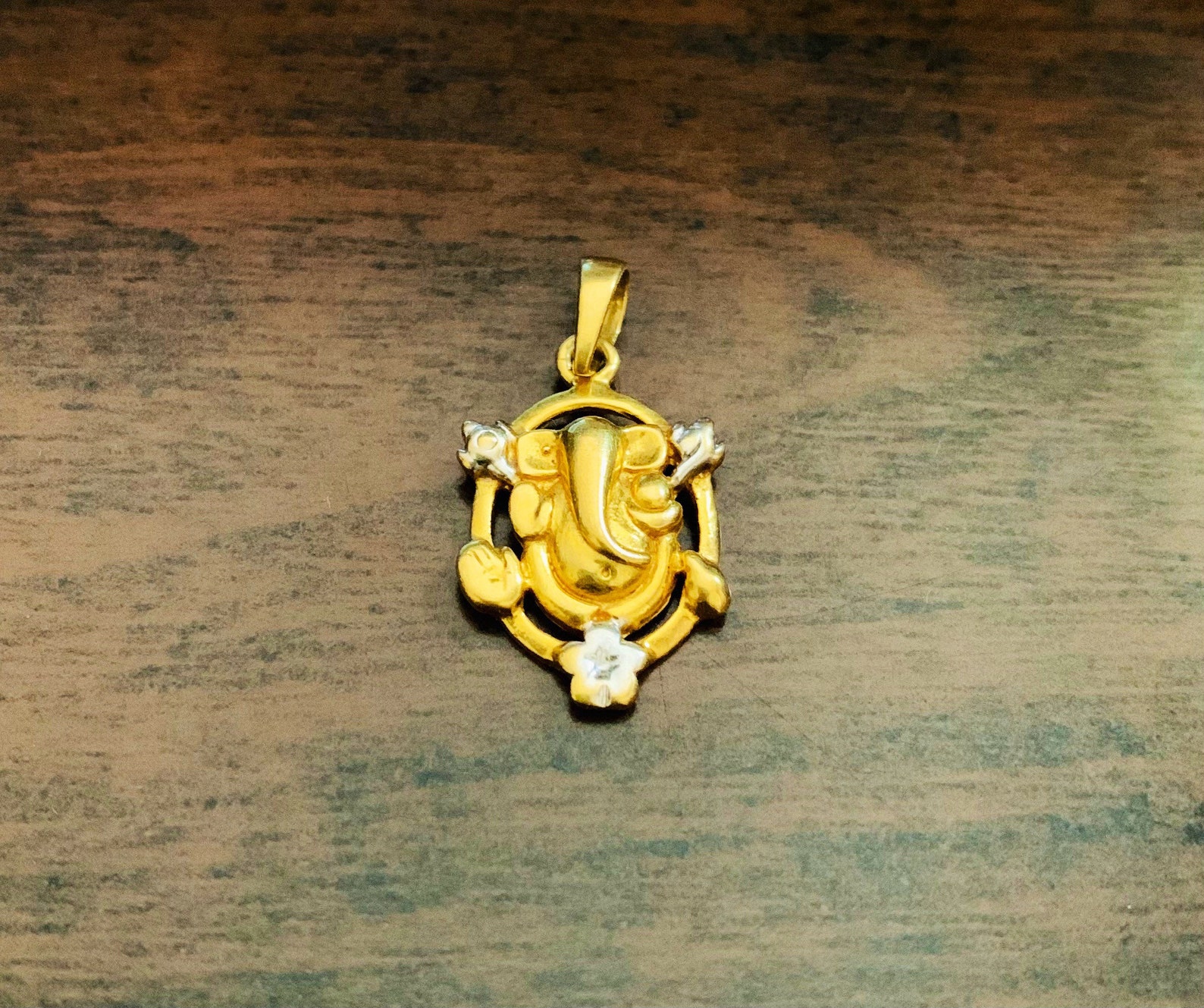 22k Gold Ganesha Pendant-Solid Gold pendant god gold pendant | Etsy