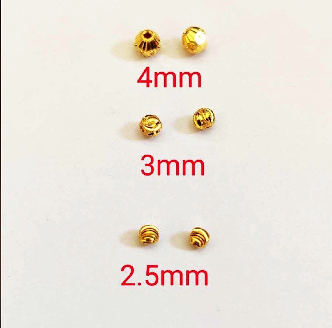 22k Gold Jewellery Balls-solid Gold Balls- Gold Jewellery Accessories ...