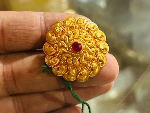 Gold jodha akbar ring store