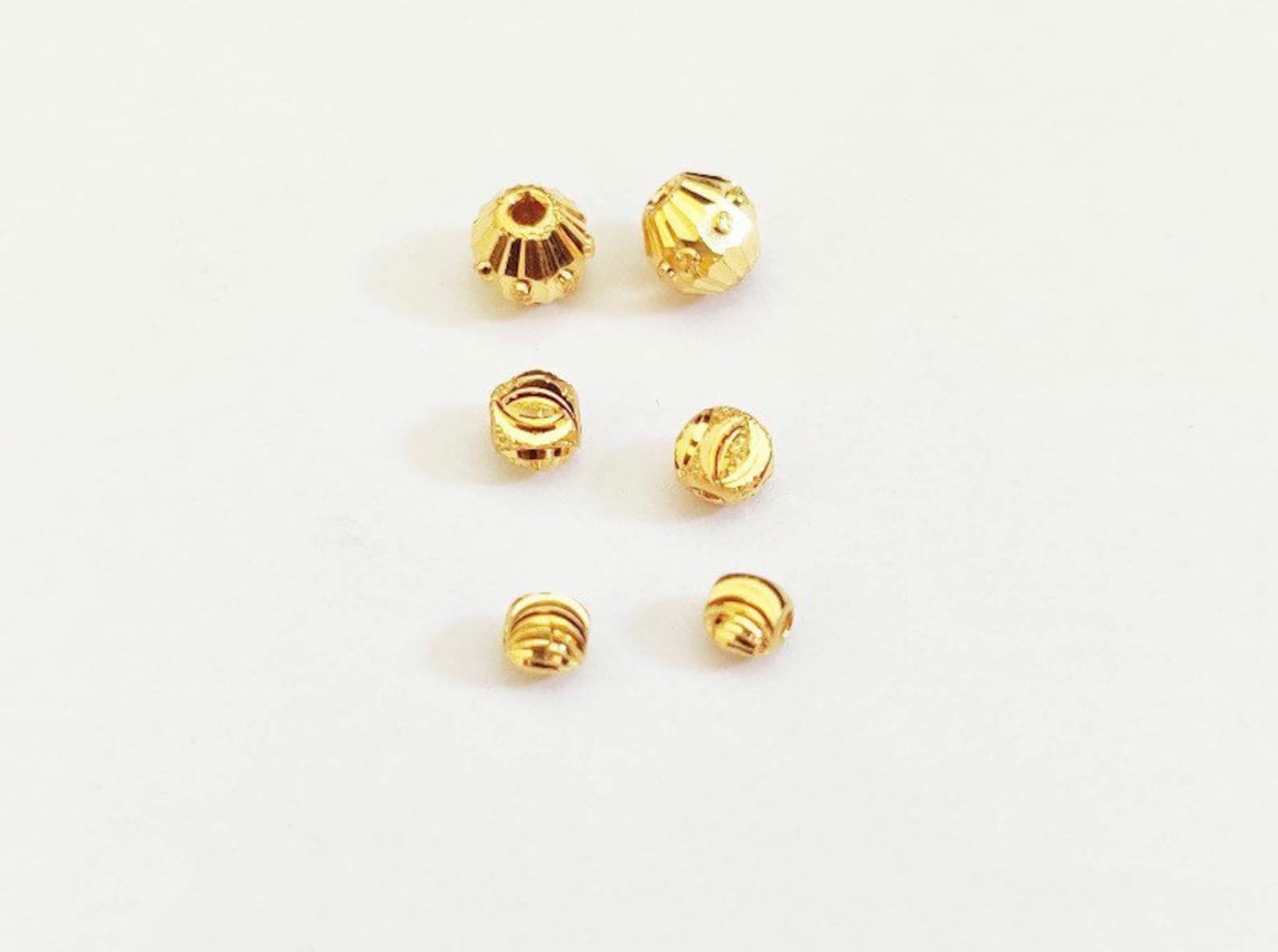 22k Gold Jewellery Balls-solid Gold Balls- Gold Jewellery Accessories ...