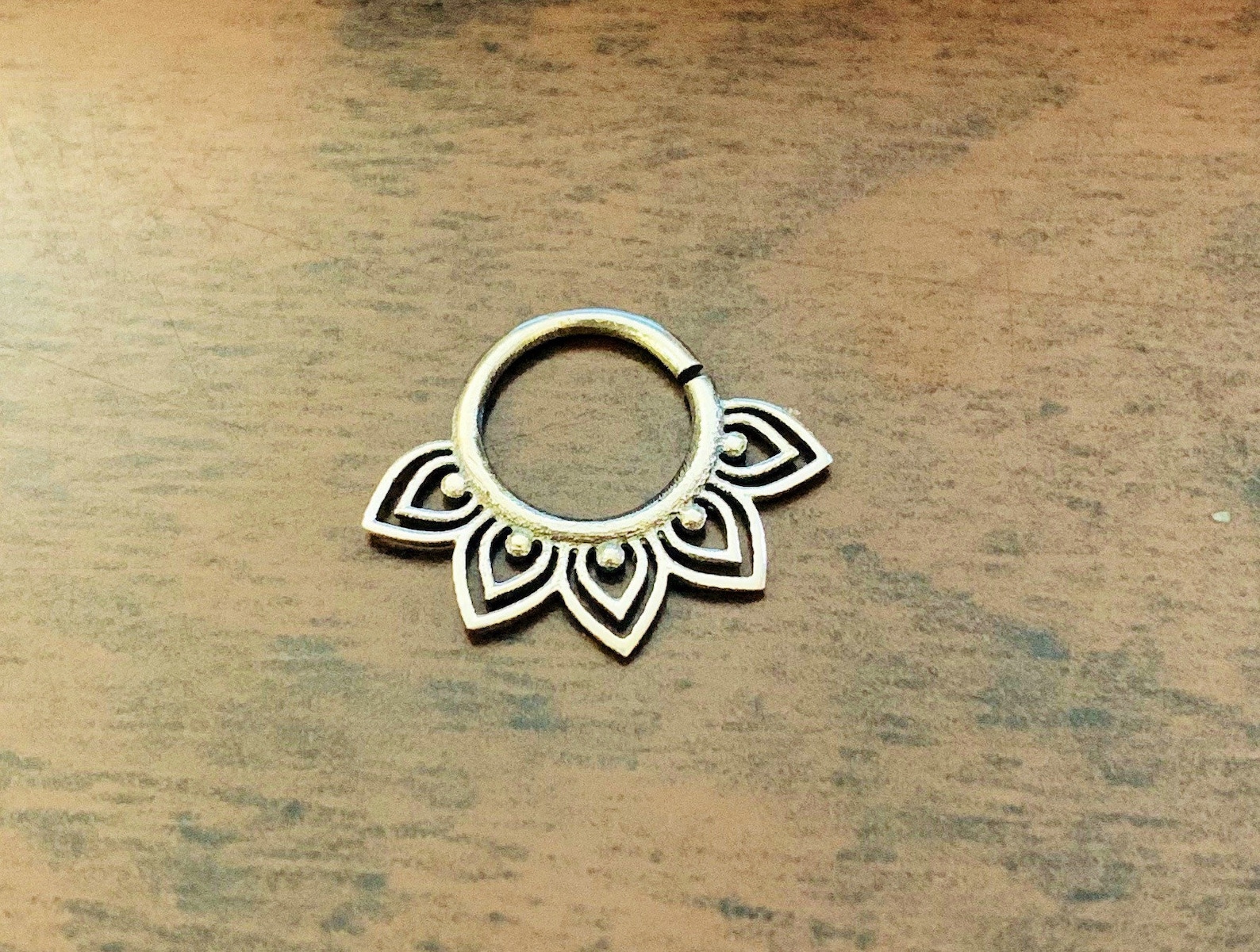 High Quality Sterling Silver Handcrafted Nose Ring: Seamless - Etsy