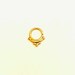 22k Solid Gold Nath or Gold Nose Ring-real Solid Gold Nose Jewellery or ...