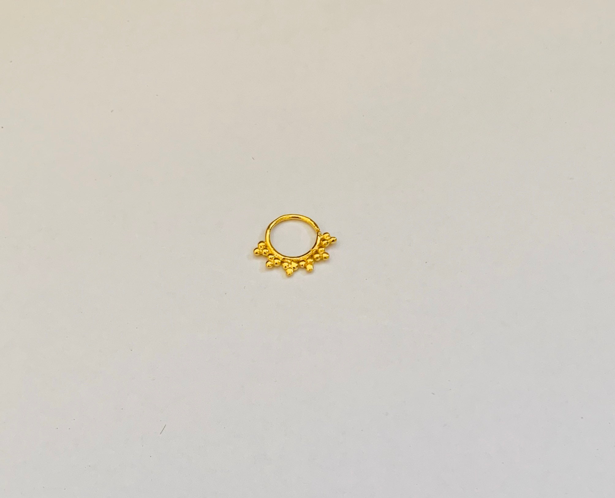 Gold Nose Ring Indian Nose Ring Gold Plated Nose Ring Nose - Etsy