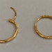 22k Gold Hoops Gold Earring Solid Gold Hoops Tiny Gold - Etsy