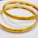 22k Solid Gold Indian Bangle Set-gold Bangle-rajasthani Gold Bangle-pure Gold Bangles-wedding ...