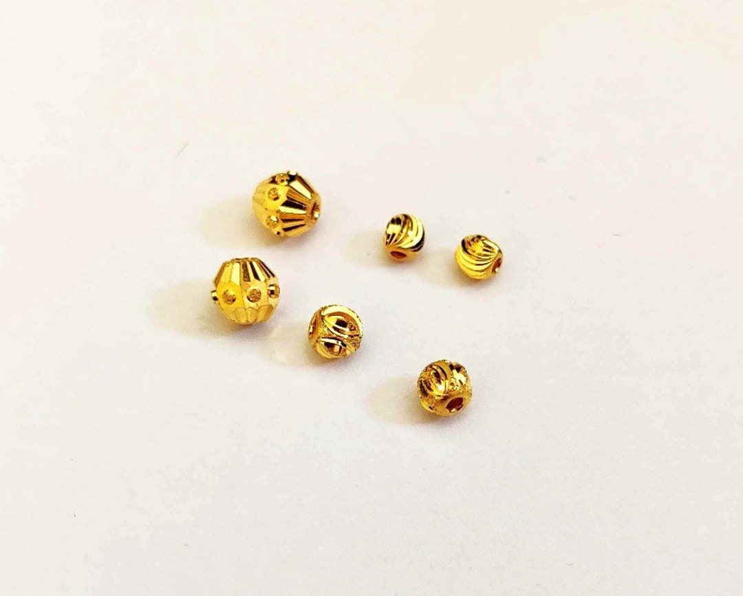 22k Gold Jewellery Balls-solid Gold Balls- Gold Jewellery Accessories ...