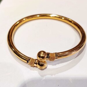 22k Solid Gold Bangle-solid Gold Rajwada Bangle- Gold Bangle ...