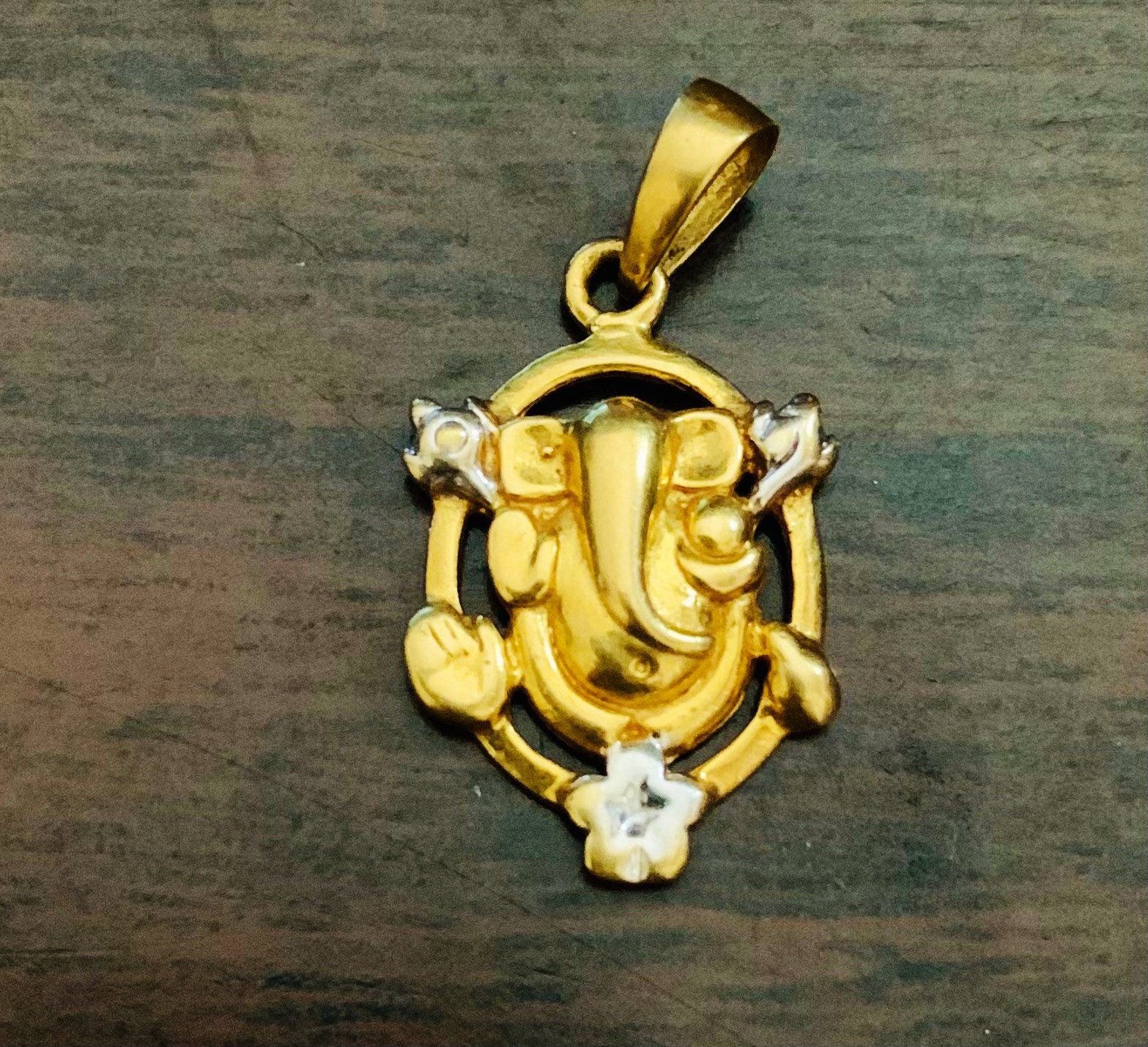 22k Gold Ganesha Pendant-Solid Gold pendant god gold pendant | Etsy