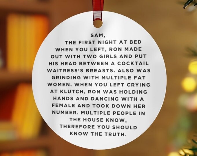 Jersey Shore Note "the Note" Anonymous Letter to Sammi From Snooki ...