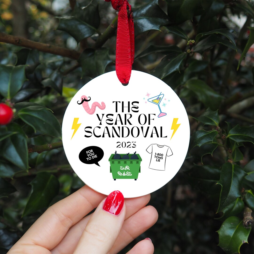Scandoval Christmas Ornament, the Year of Scandoval, Worm With a ...