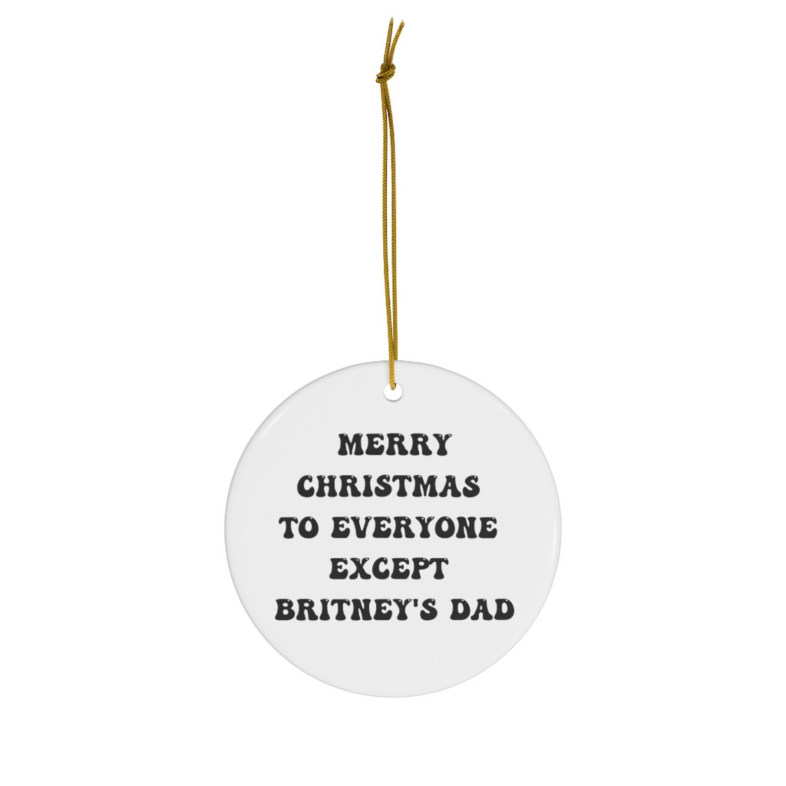 Funny 2021 Britney Spears Christmas Ornament merry | Etsy