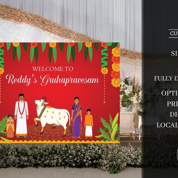 Welcome Board Gruhapravesam - Etsy