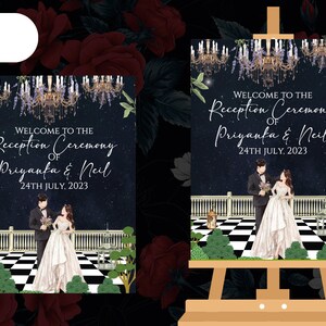 Welcome Reception Signs & Indian Wedding Reception Signage, Indian ...