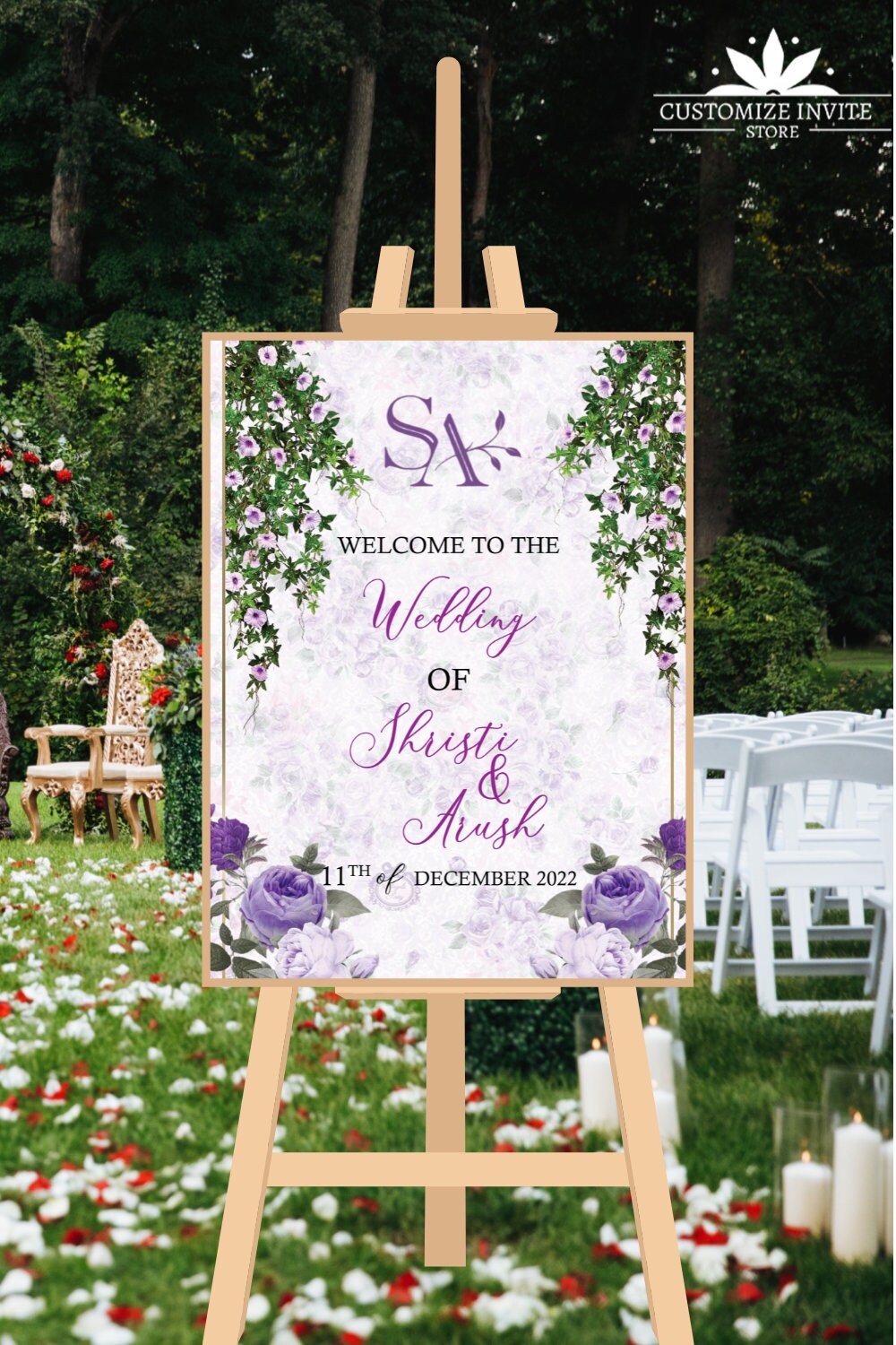 Indian Welcome Signage for Wedding Welcome Signs, Indian Wedding Signs ...
