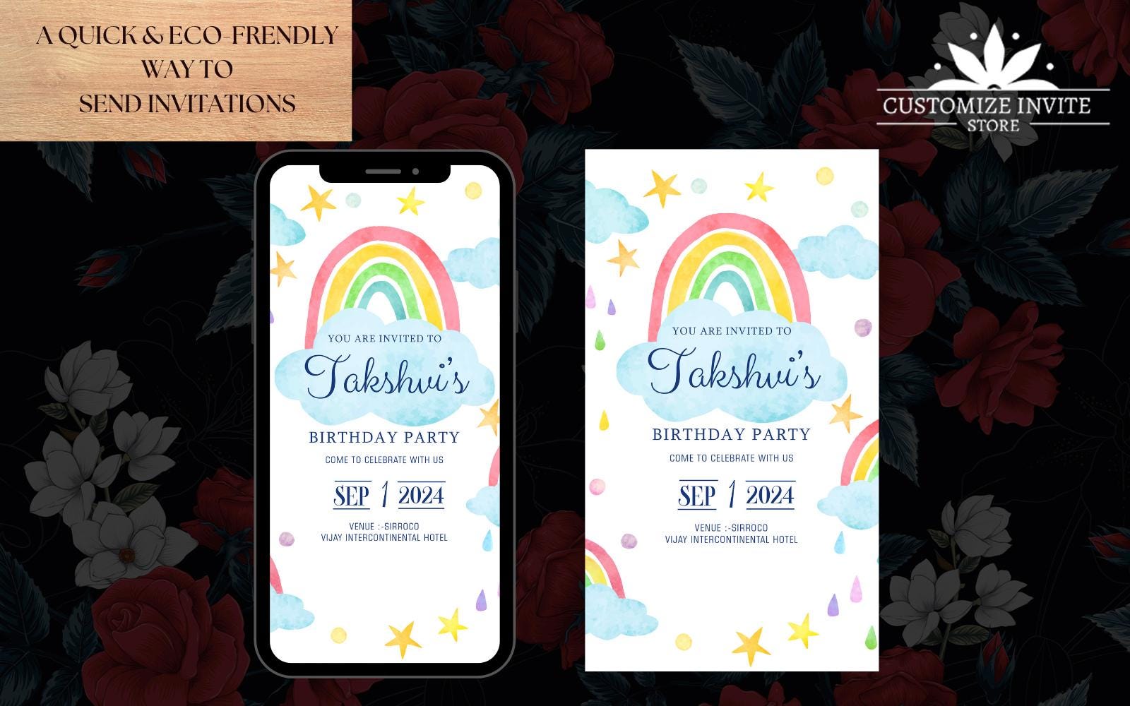 Editable Bing Birthday Invitation Template,digital Kids Party Invite ...