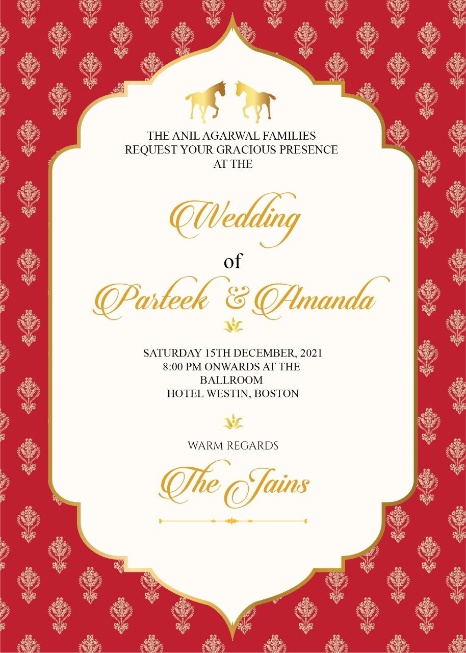 Indian Invitations Pastel, Indian Wedding Invites Autumn, Wedding ...