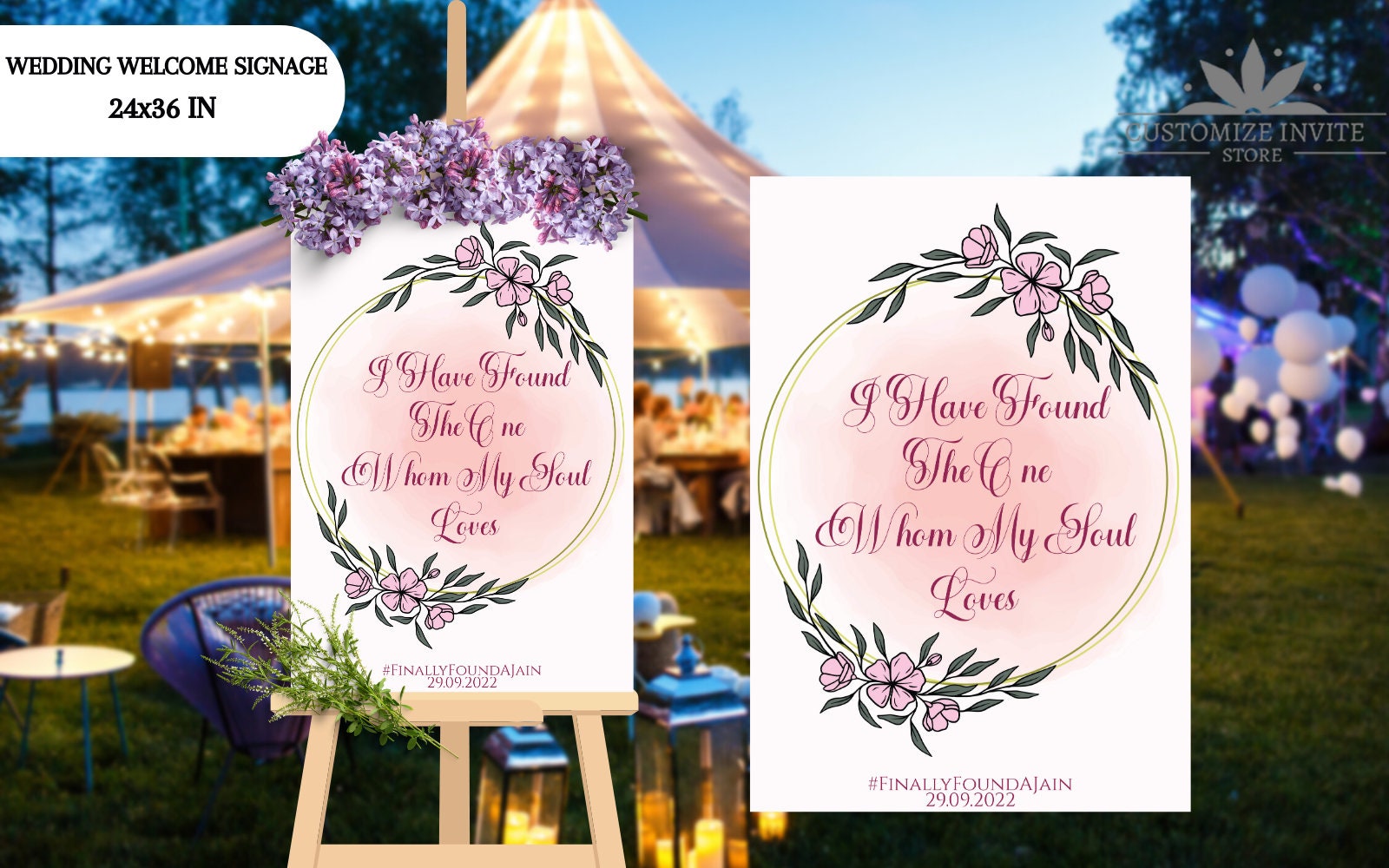 Pastle Theme Editable Welcome Sign, Welcome Sign Template, Pastle Pink ...