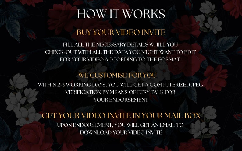 Starry Night Invitation | Digital Wedding Invitation | Whatsapp Invite ...
