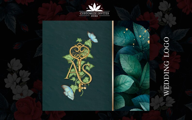 Indian Wedding Logo for Indian Invitation Monogram, Wedding Monogram as ...