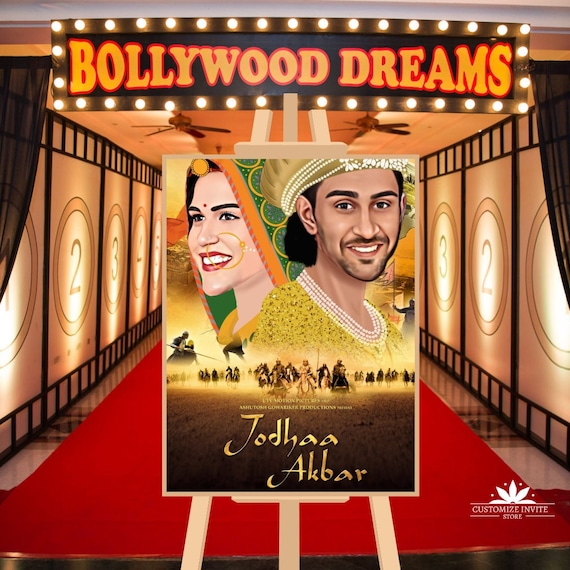 Bollywood Poster / Custom Made Indian Movie Posters Order | Etsy