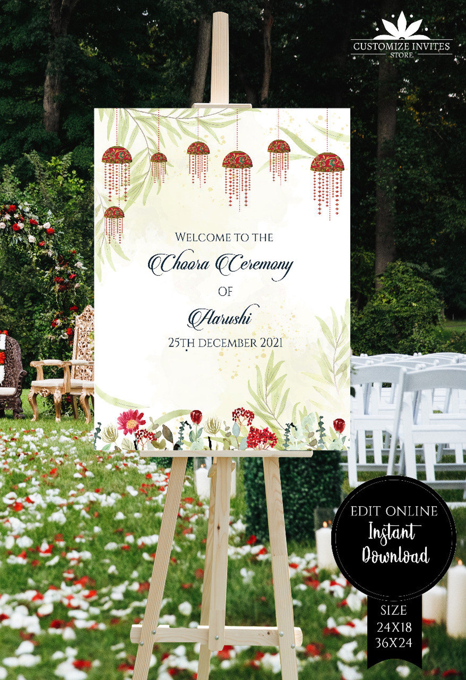 Chura Signs Welcome, Choora Welcome Signage, Indian Welcome Sign Board ...