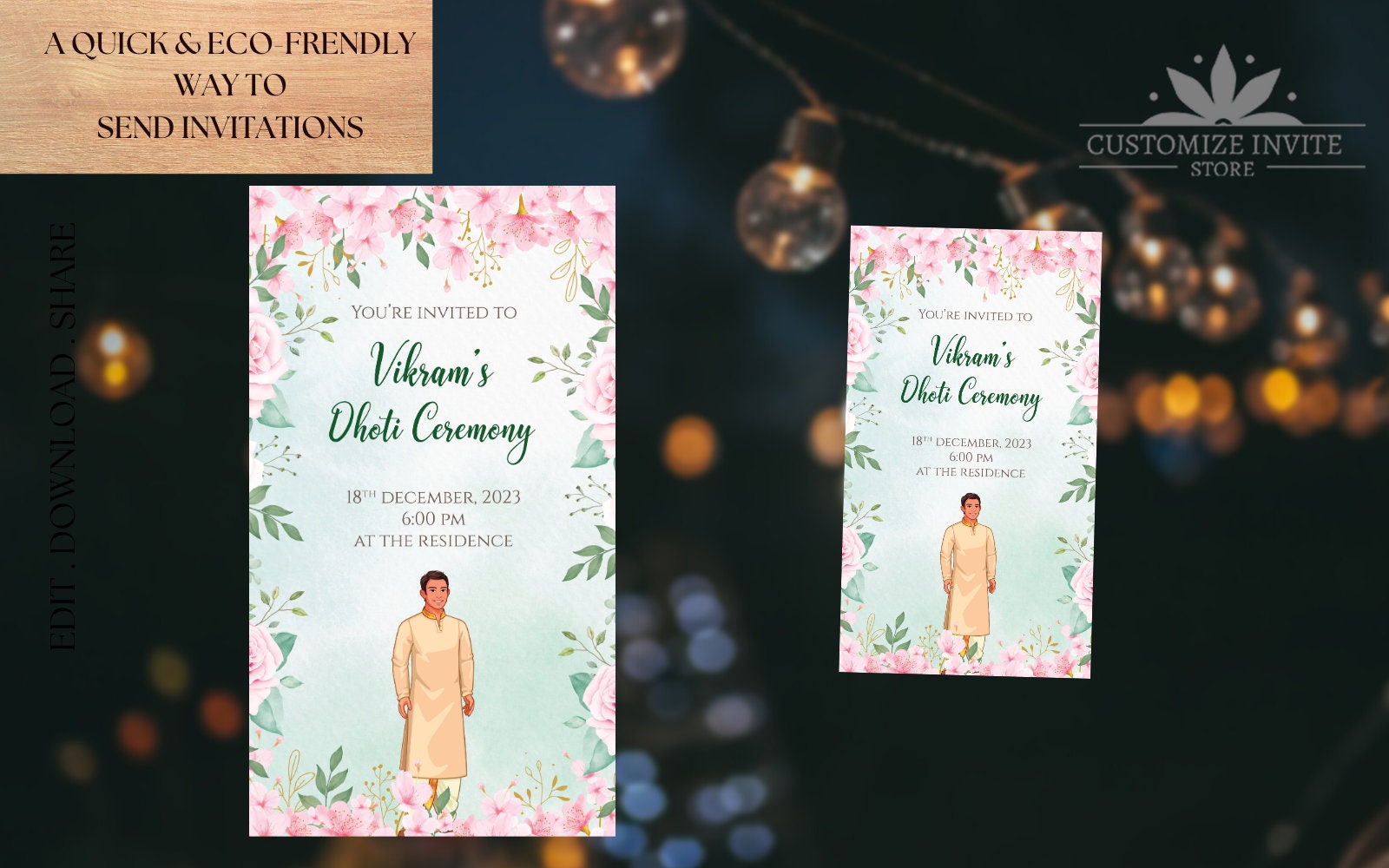 Dhoti Ceremony Sign & Dhoti Function Welcome Sign, Pancha Kattu Sign as ...