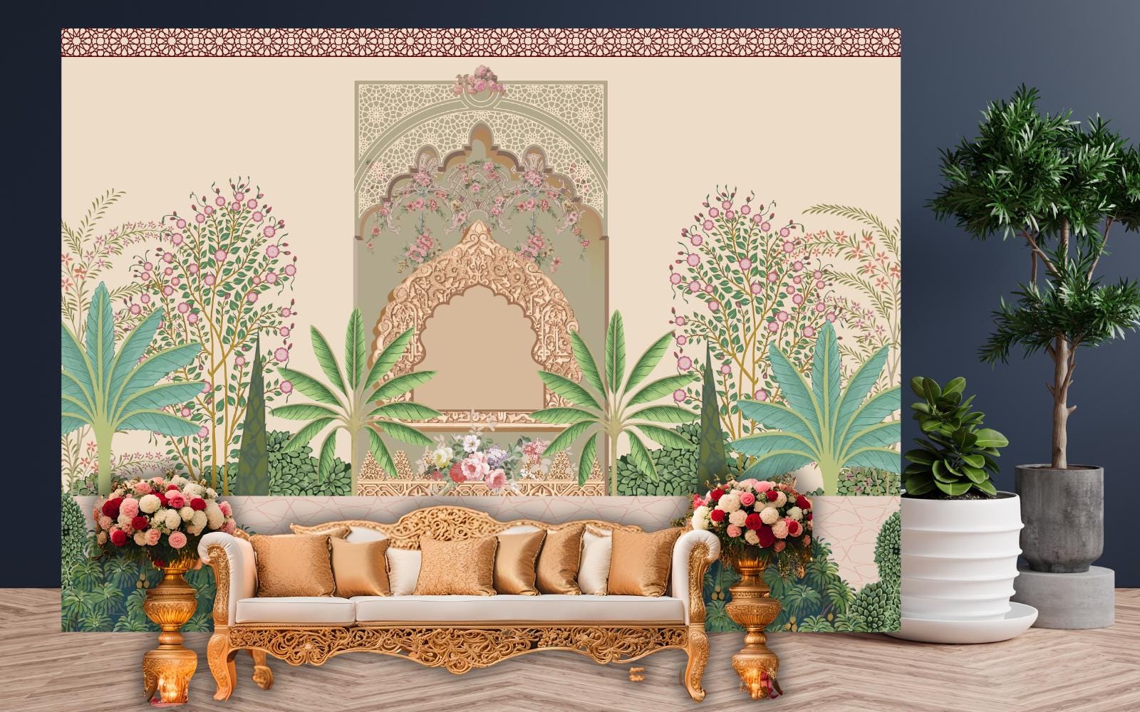 Wedding Back Drops | Indian Wedding Digital Backdrop | Decor Backdrop ...