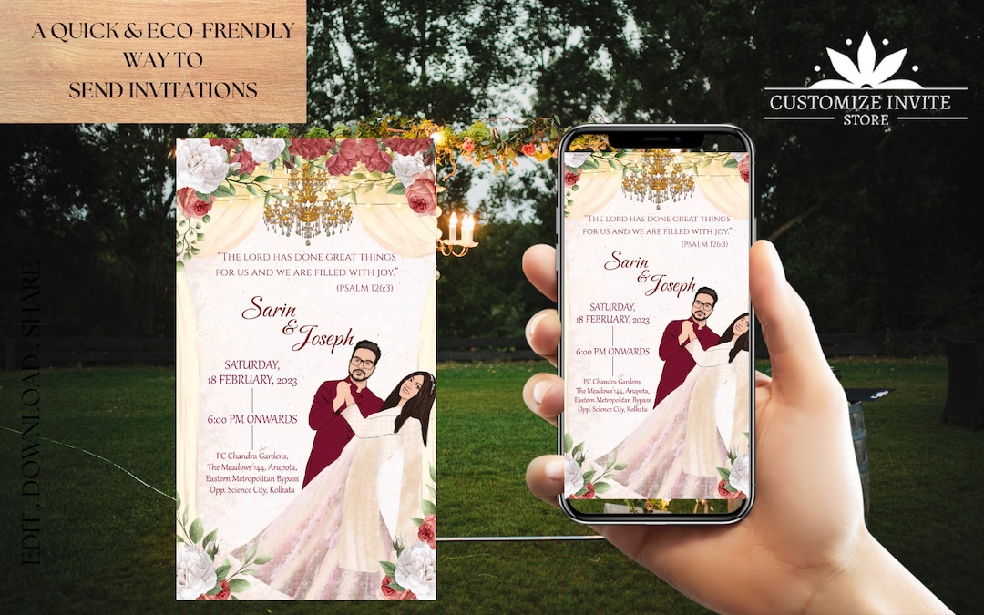 Christian Wedding Card for Wedding Card Christian Wedding Marriage Card ...