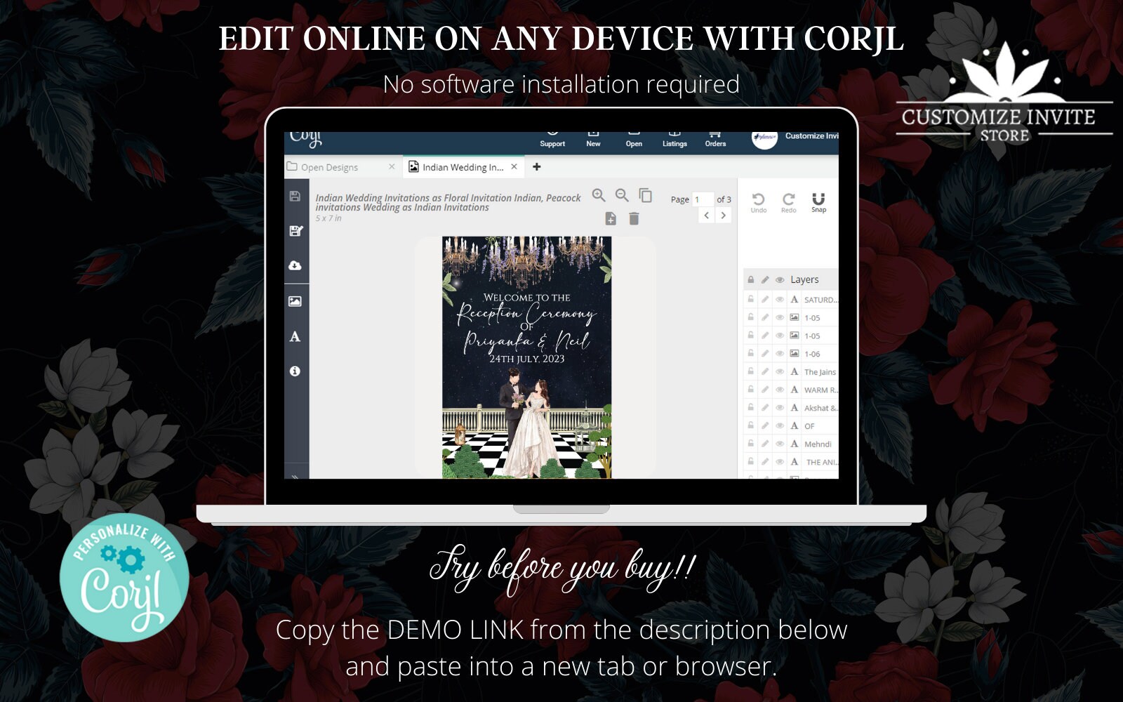 Welcome Reception Signs & Indian Wedding Reception Signage, Indian ...