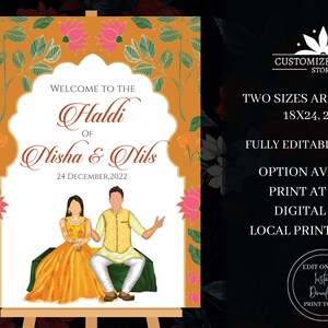 Henna Welcome Sign, Mehndi Night Welcome Signage With Umbrella Decor ...