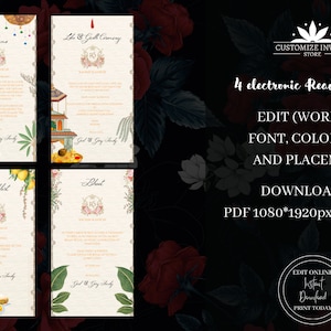 Hindu Wedding Invitation, Indian Invite Template (digital Download) - Etsy