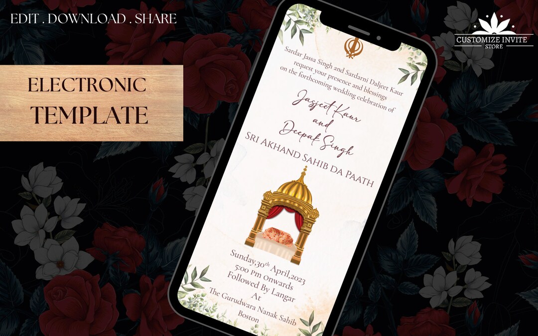 Sikh Sukhmani Shahib Ji Akhand Path Sign Welcome Sign, Akhand Path ...