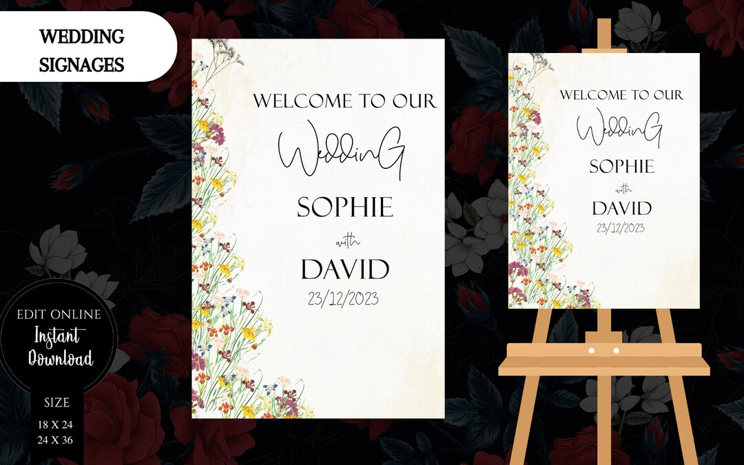 Beautiful Christian Welcome Sign as Hindu/ Christiaan Wedding, Hindu ...