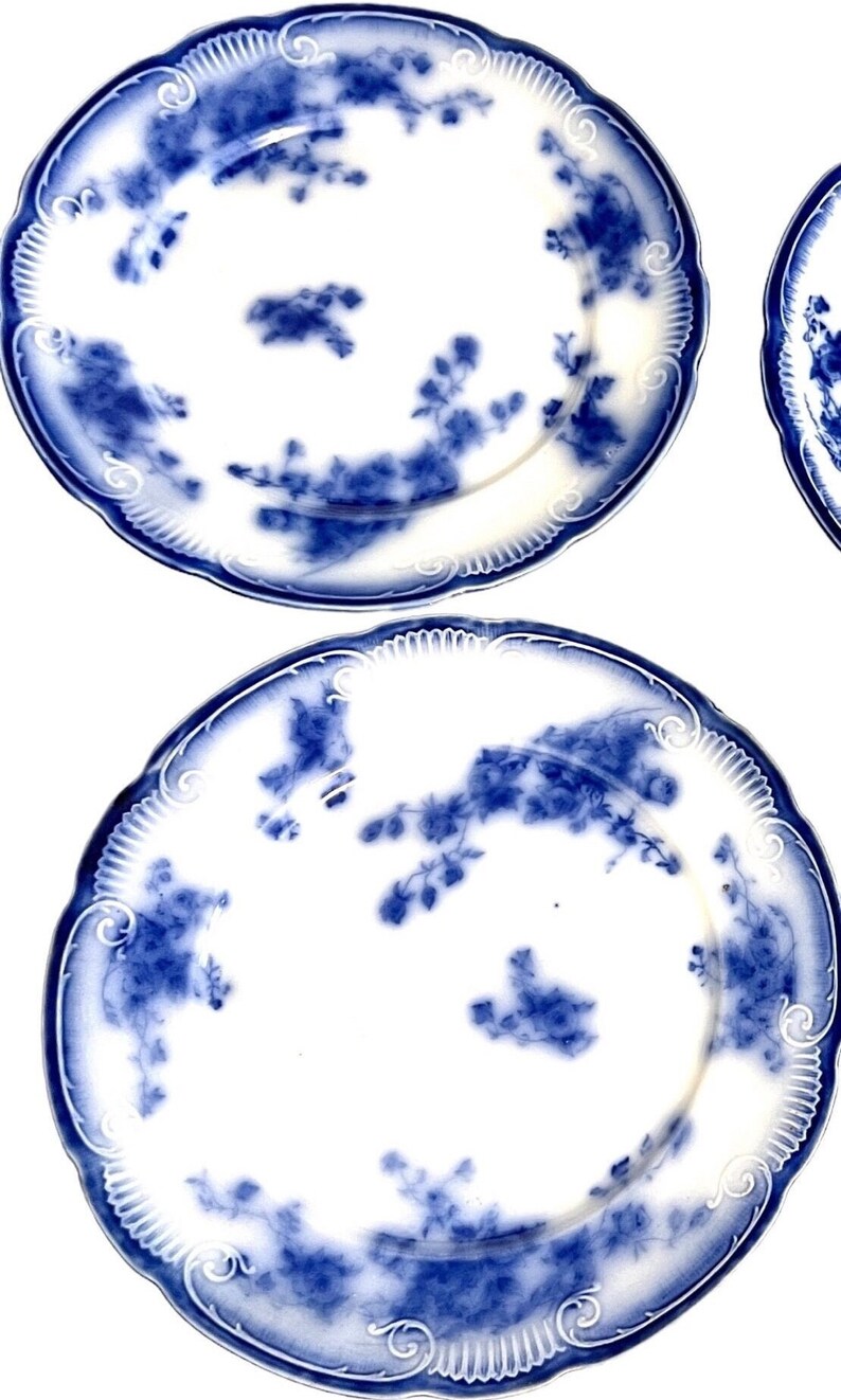 Antique Flo Blue Plates Antique Plates Antiques Flo Blue - Etsy