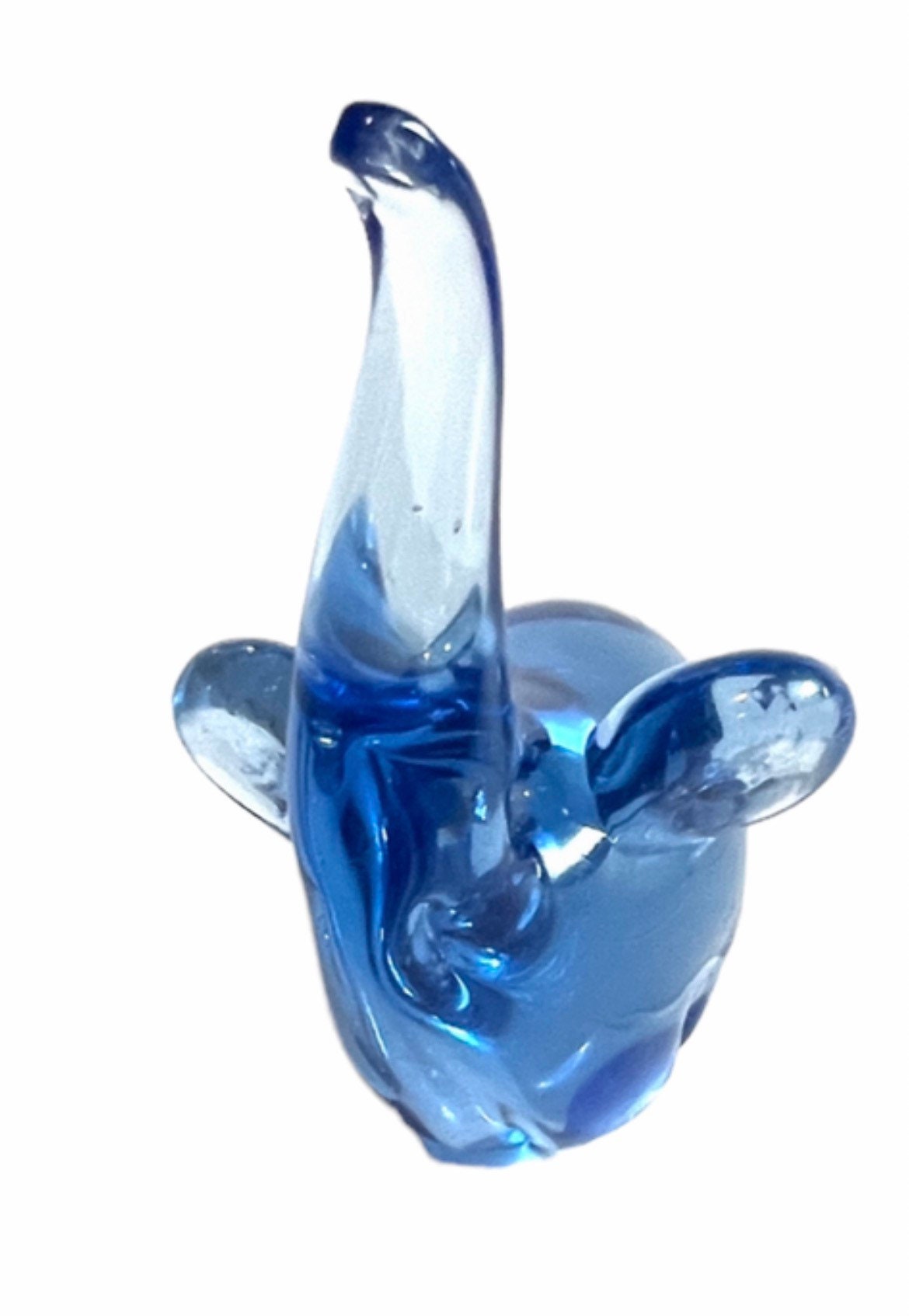 Vintage Fenton Blue Glass Elephant Home Decor Gift Gifts - Etsy