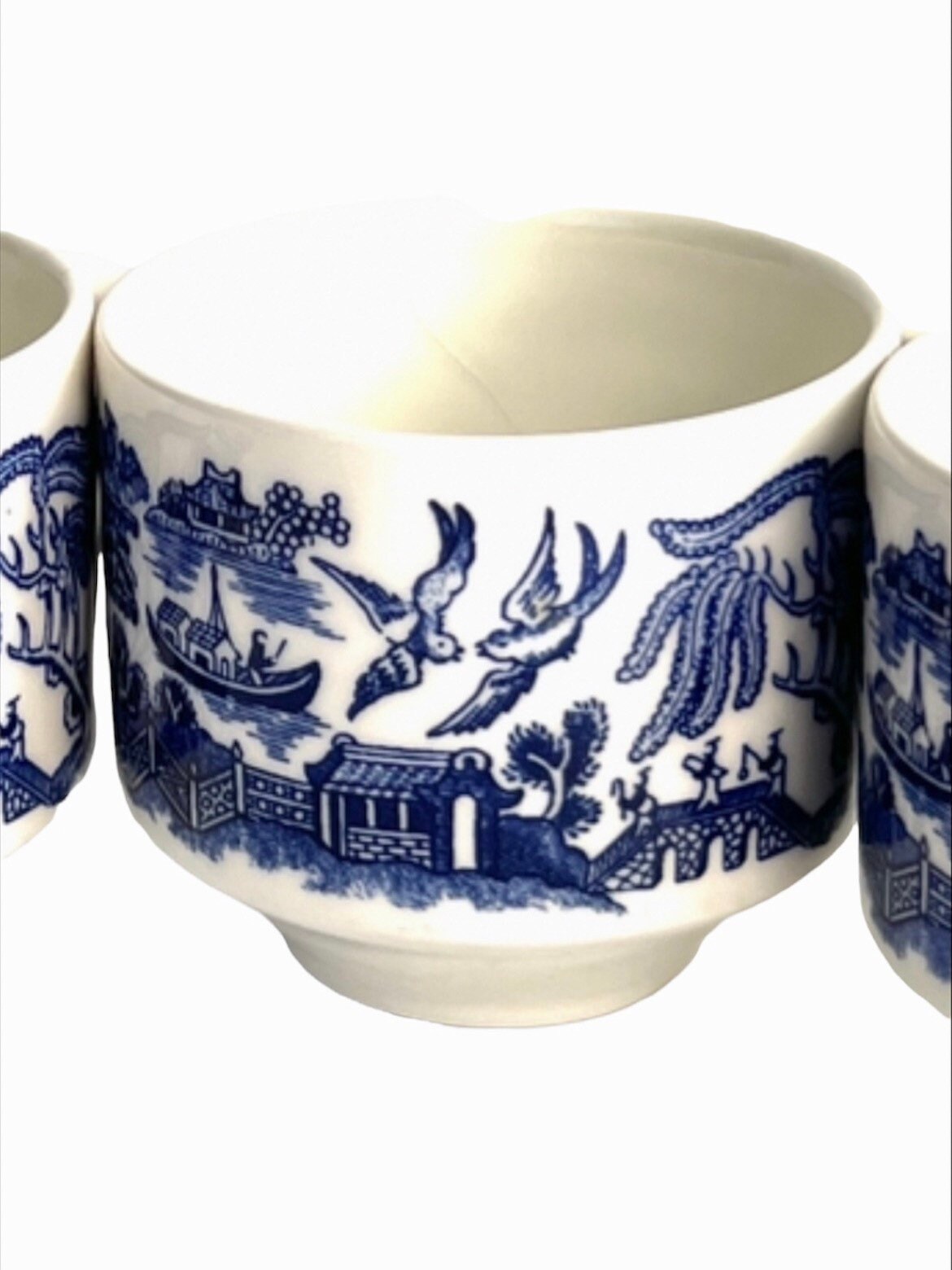 Vintage Blue Willow Cups Vintage Cups Vintage Kitchen - Etsy