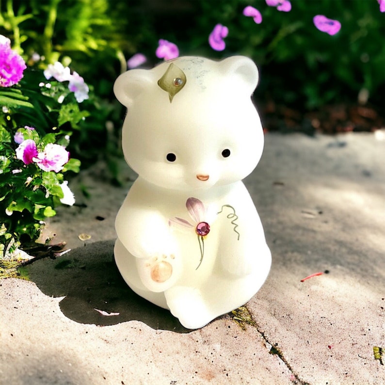 Vintage Fenton Satin Bear Animal Figurines Home Decor Gifts Fenton ...