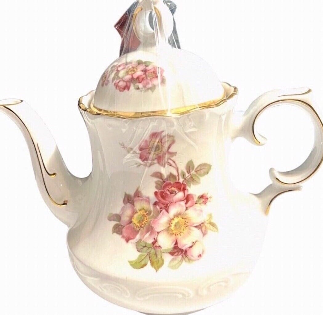 Vintage Briar Rose Teapot Vintage Tea Pot Vintage Teapot - Etsy