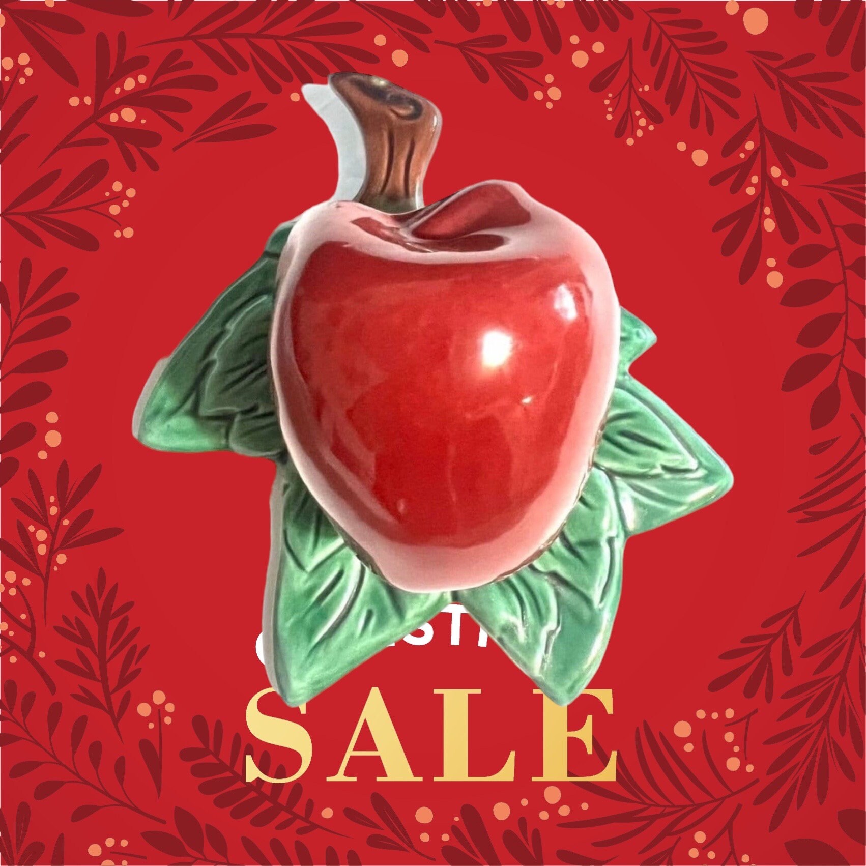 Vintage Apple Wall Pocket Home Decor Apples Gift Gifts - Etsy