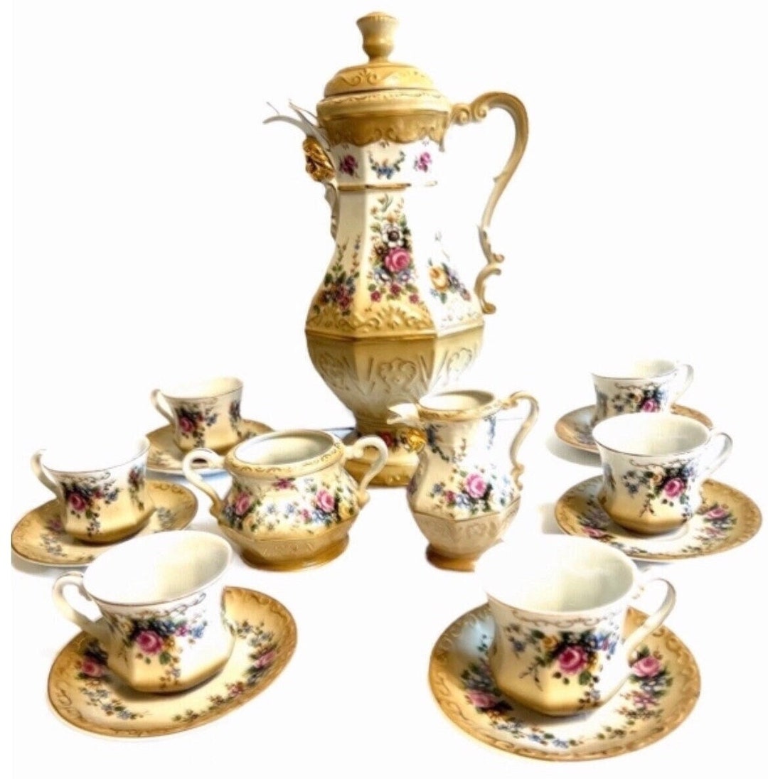 Vintage Tea Set Tea Set Home Decor Kitchen Tea Cups Gifts - Etsy