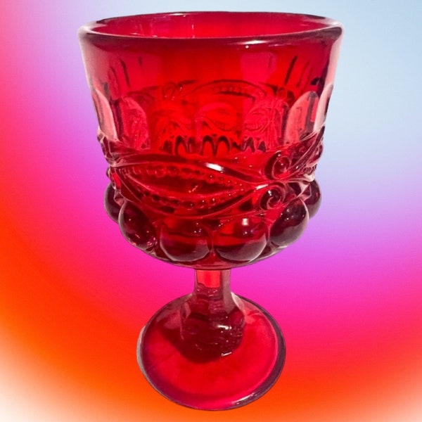 Antique Red Glass - Etsy