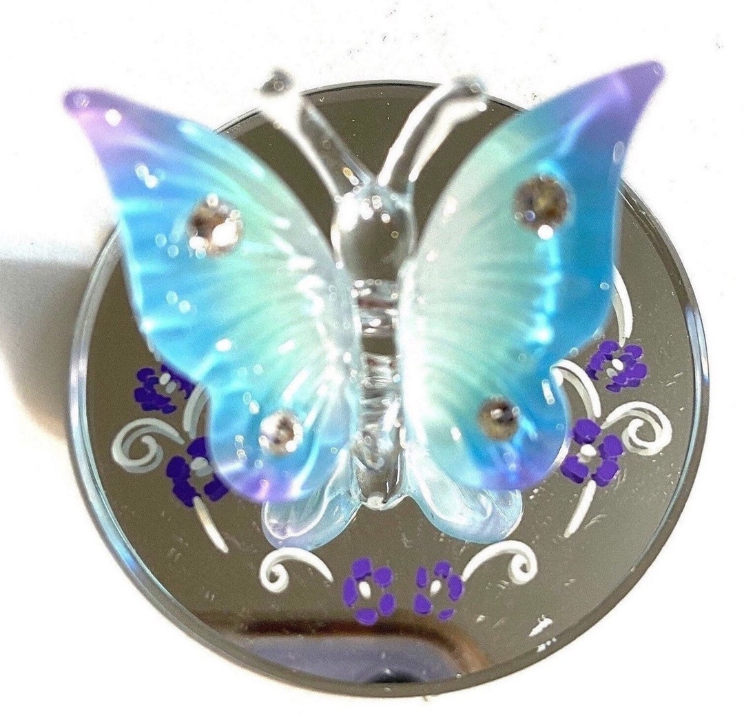 Blue Swarovski Butterfly Gift Butterflies Gifts - Etsy
