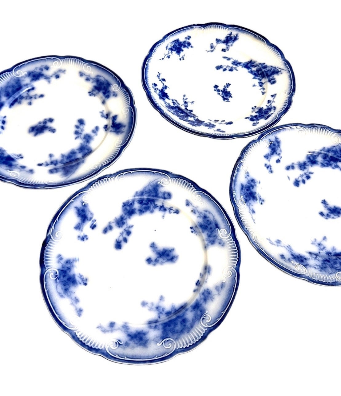 Antique Flo Blue Plates Antique Plates Antique Dishes Flo Blue - Etsy