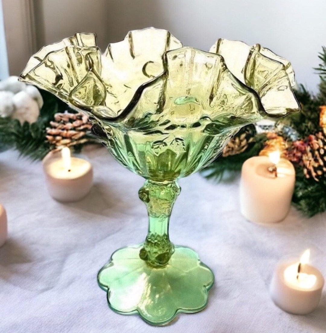 Vintage Fenton Candy Dish Vintage Fenton Vintage Decor Glass Glassware ...
